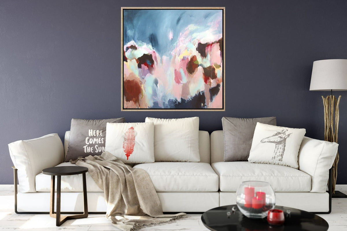 Whirlwind Of Thoughts- Colourful Expressionist Art Print – Artzaro